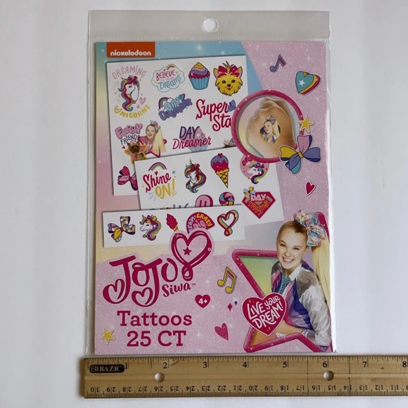 Nickelodeon | Accessories | Jojo Siwa 25 Tattoos Set | Poshmark